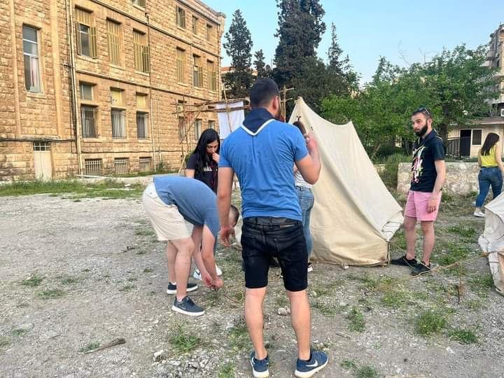 The First Scout's Training Camp in Aleppo
